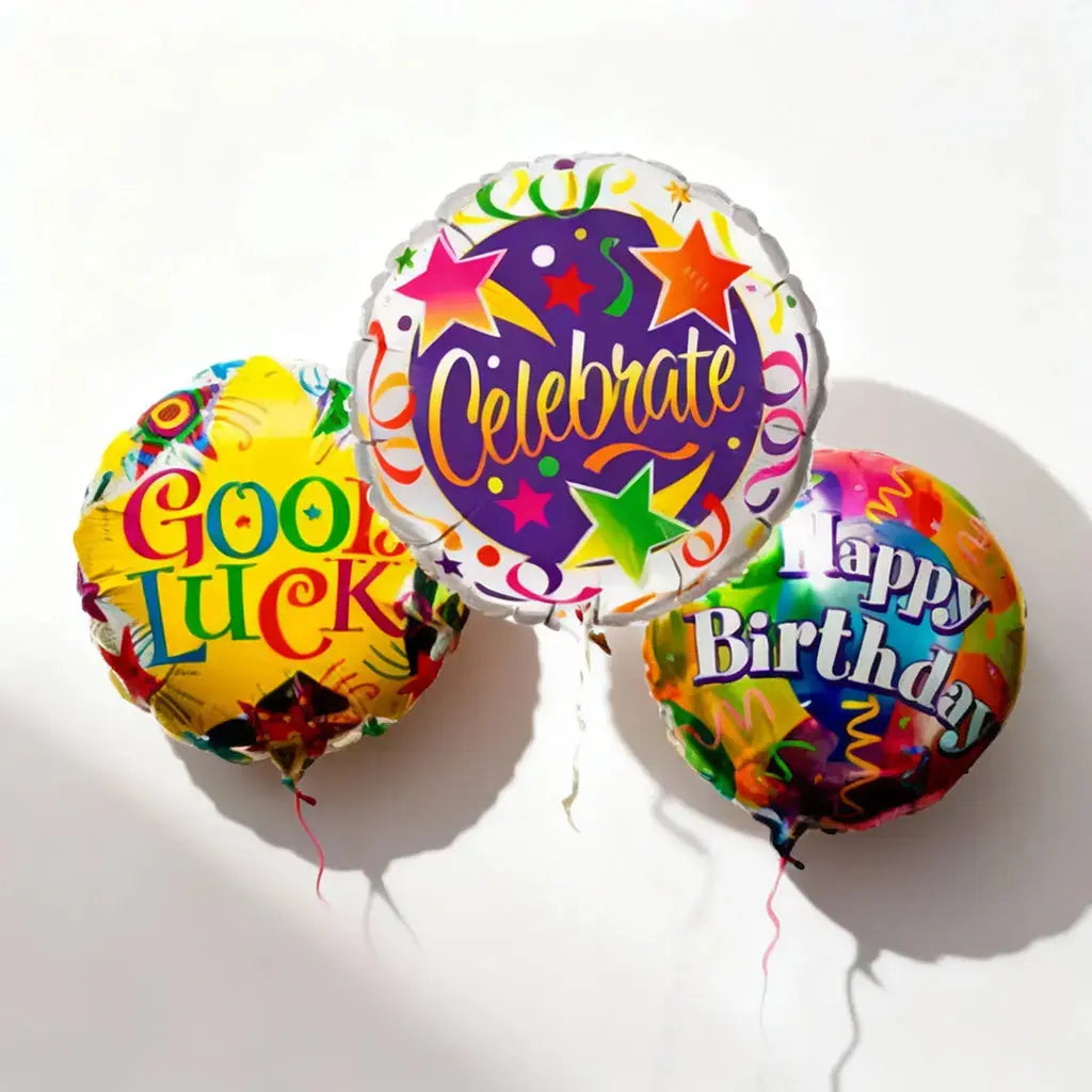 9" Mylar Balloon with Stick - Perfect Party Decoration - Send Blooms