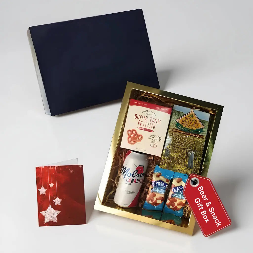 Craft Beer and Gourmet Snack Gift Set - Send Blooms